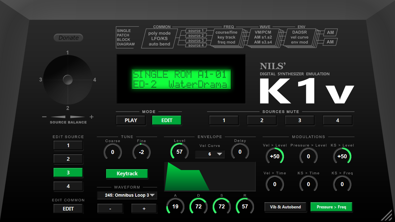 MATRIXSYNTH: Nils‘ K1v - Free Kawai K1 Emulation VST Soft Synth Plugin