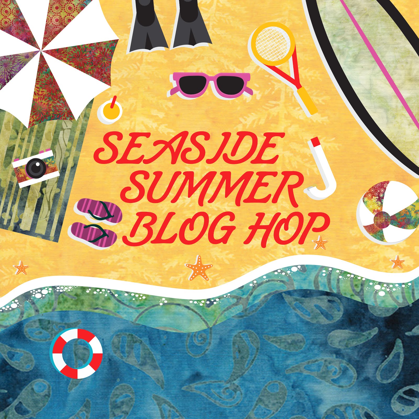 PamelaQuilts: Seaside Summer Blog Hop - just two days left!