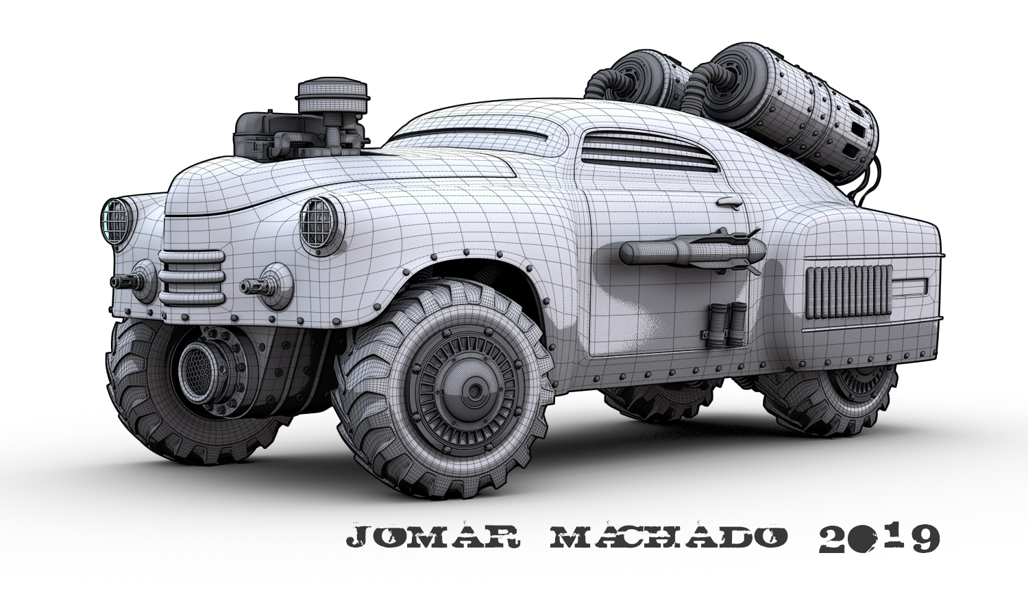 MY WORKS: CYBER RETRO CHEVY