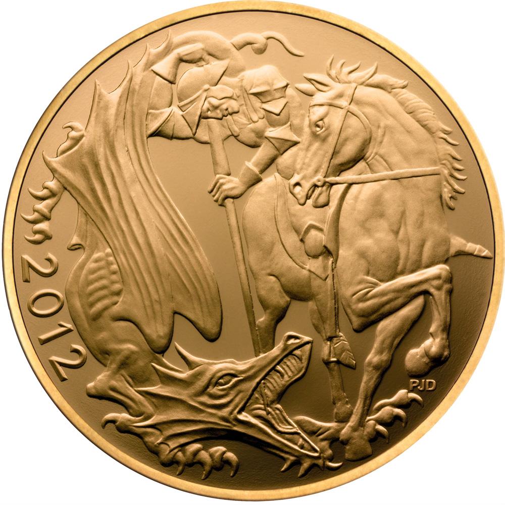 Australia Gold: 2012 UK GOLD PROOF QUARTER-SOVEREIGN - THE Royal Mint