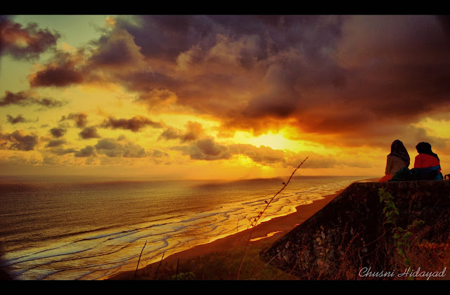 SUNSET DI SAWAH BELAKANG RUMAH | DIARY FOTOGRAFI