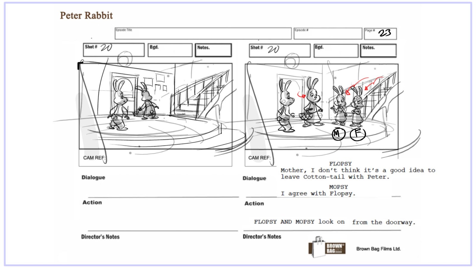 DUBAI STORYBOARD ARTIST1: Nickelodeon's PETER RABBIT Episode 144