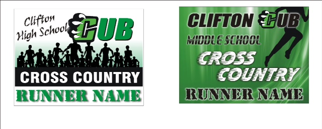 Clifton Athletic Booster Club: Yard Signs