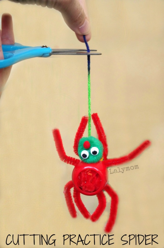 Fine Motor Skills Spider | Munchkins and Mayhem