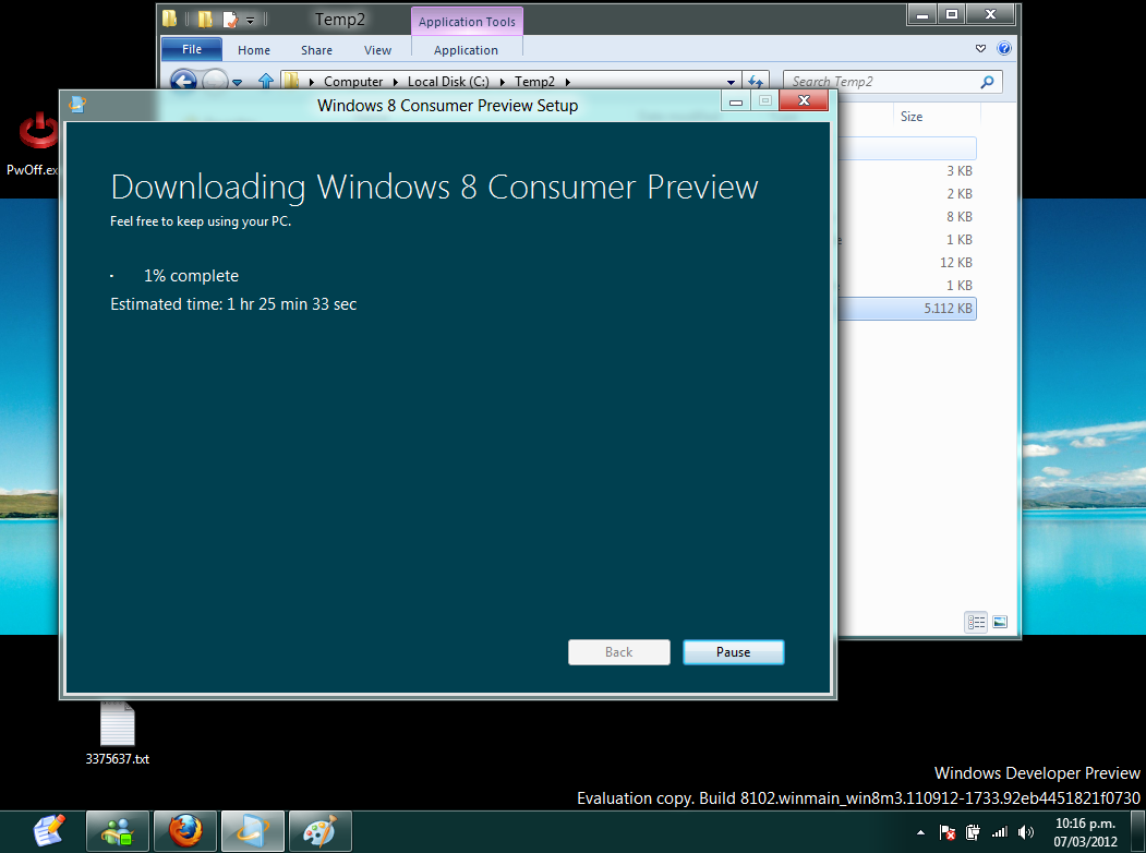 Windows 8 Consumer Preview