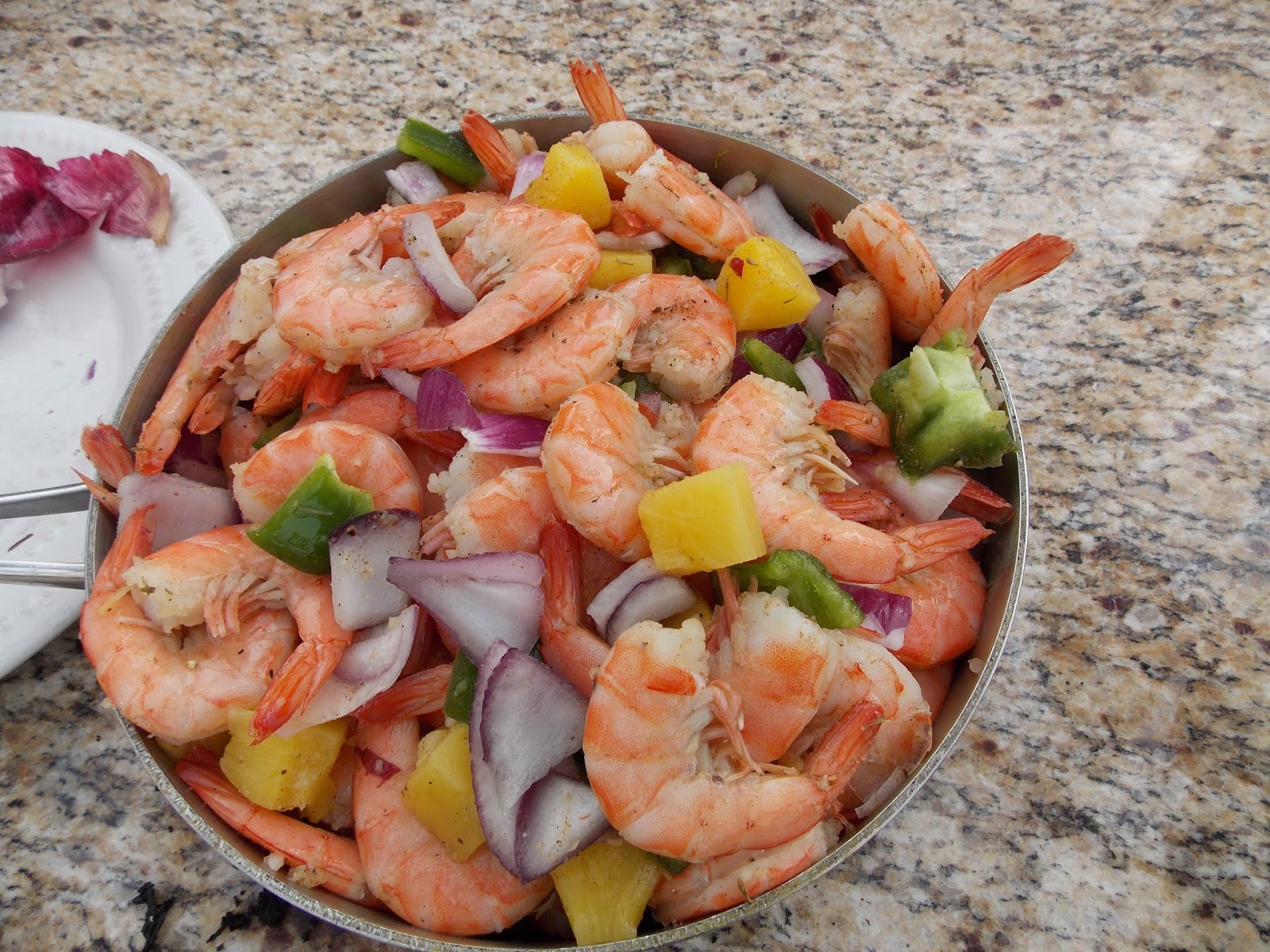 Tasting With The Taylors: Grilling Rainbow Caribbean Shrimp and Annual ...