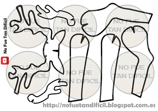 Cómo hacer RENO 3D - decoración para navidad casera con reciclaje