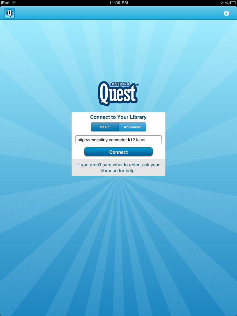 Destiny Quest School Library