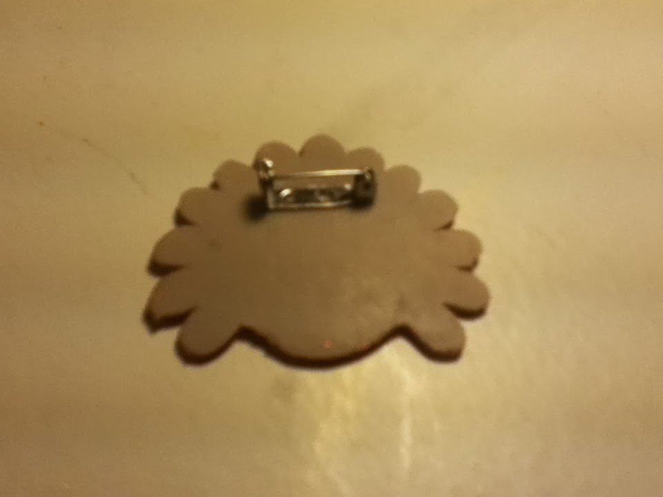 Resin Jewelry : Thanksgiving Turkey Pin