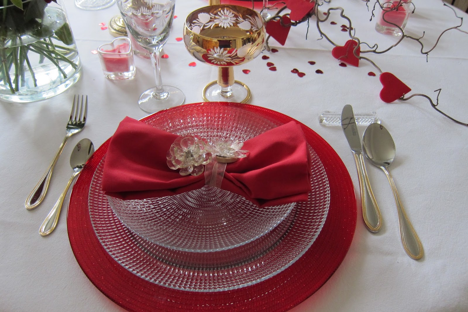 Création Baka Lila: Décoration Table Saint Valentin