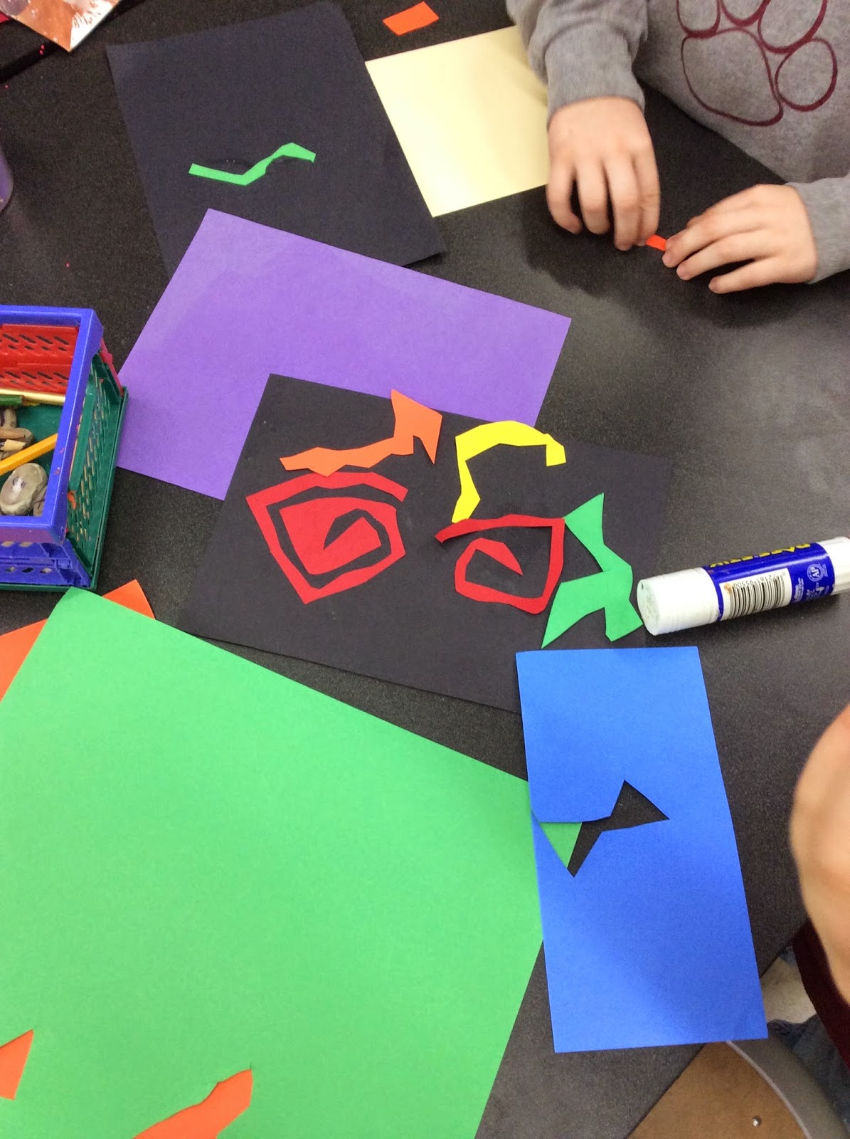 Ms. Curry's Art Room : 1st Grade Henri Matisse Cut-Outs