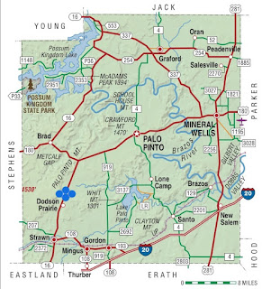 Texas Tales, Trails & Rails: PALO PINTO COUNTY