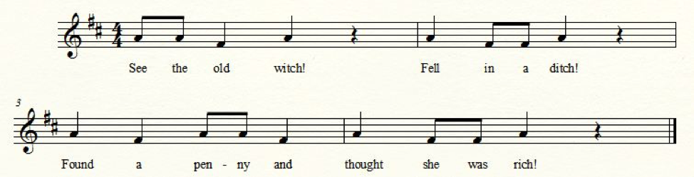 See the old witch {A Halloween music composition activity} - Aileen's ...