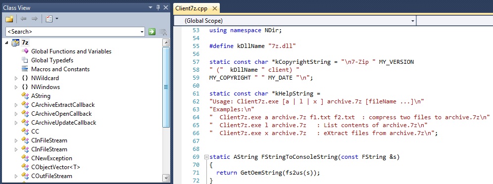 Como utilizar a LZMA SDK (7Zip)