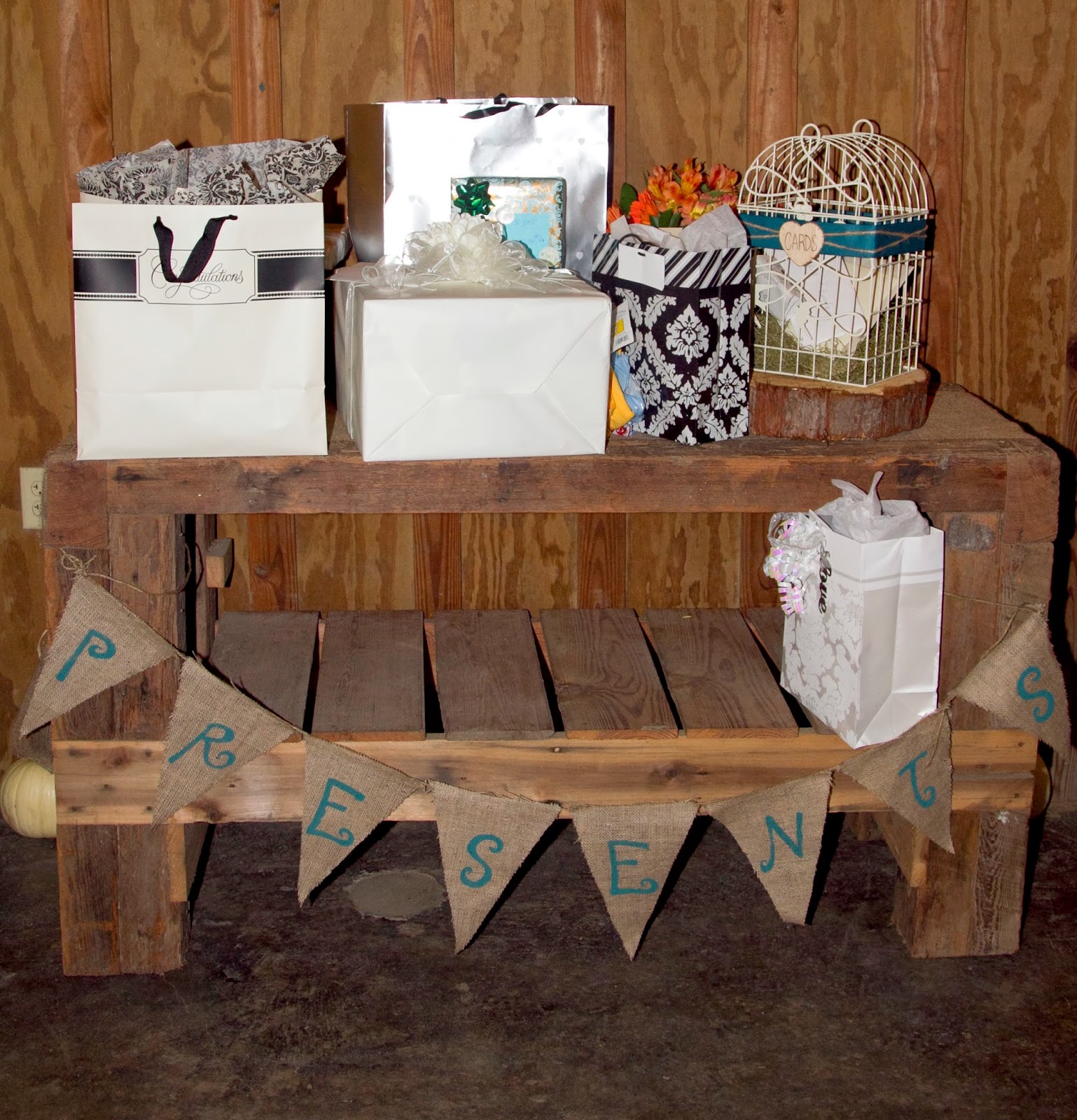 Fall Wedding Series #4 - The Cake and Present Tables ~ Create. Share ...