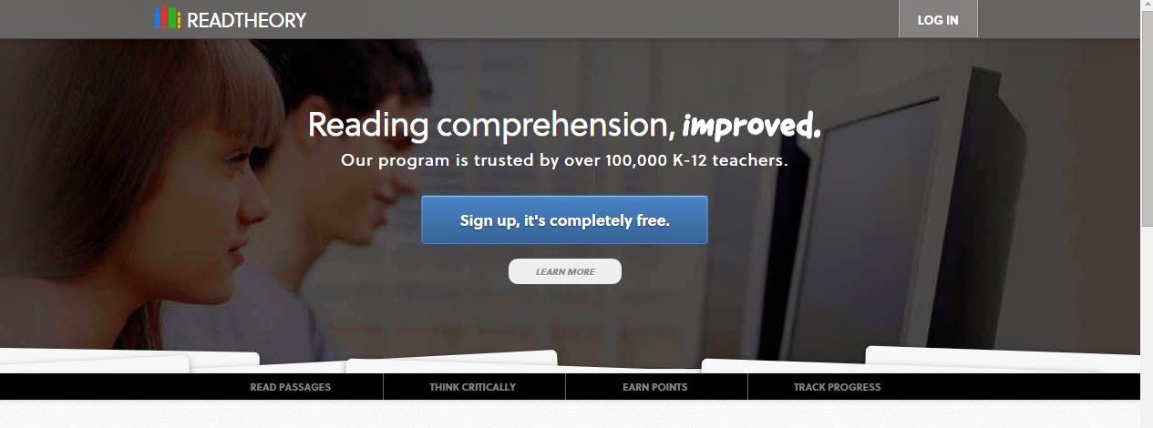 Mind Sparks: Comprehension Website--Read Theory!