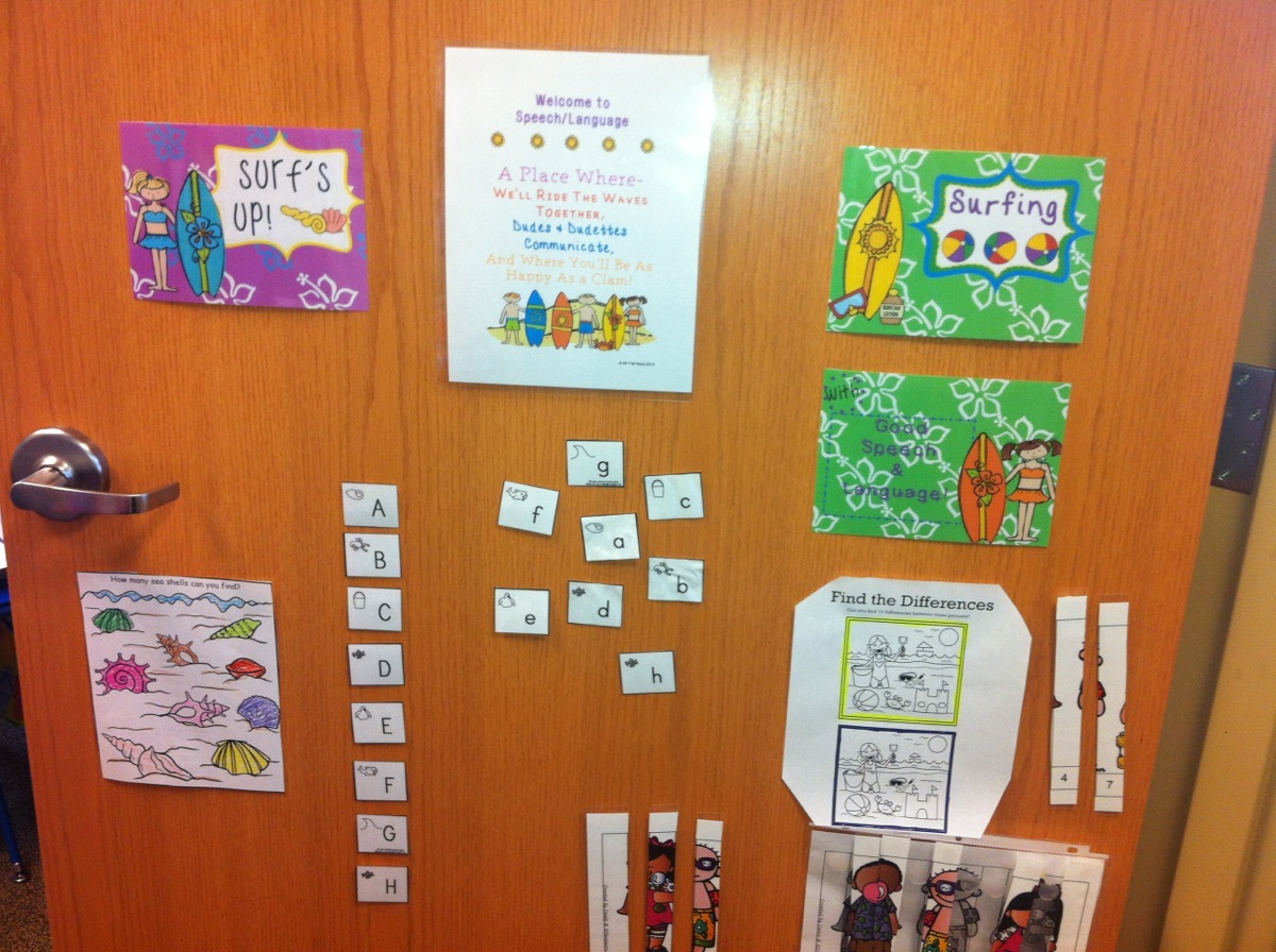 Twin Speech, Language & Literacy LLC: Beach Themed Speech Therapy Week!