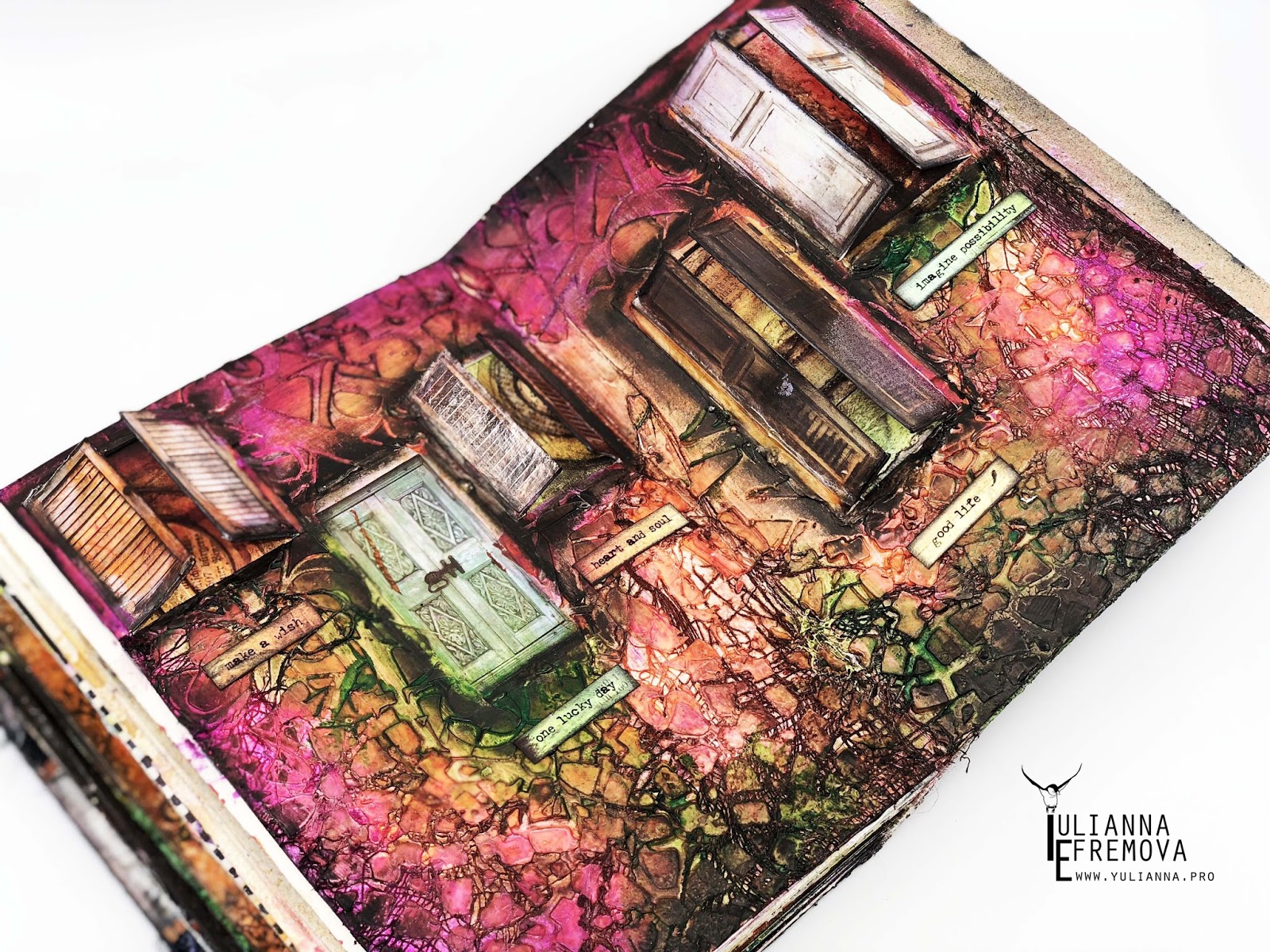 Handmade by Yulianna: Art Journal "Doors"