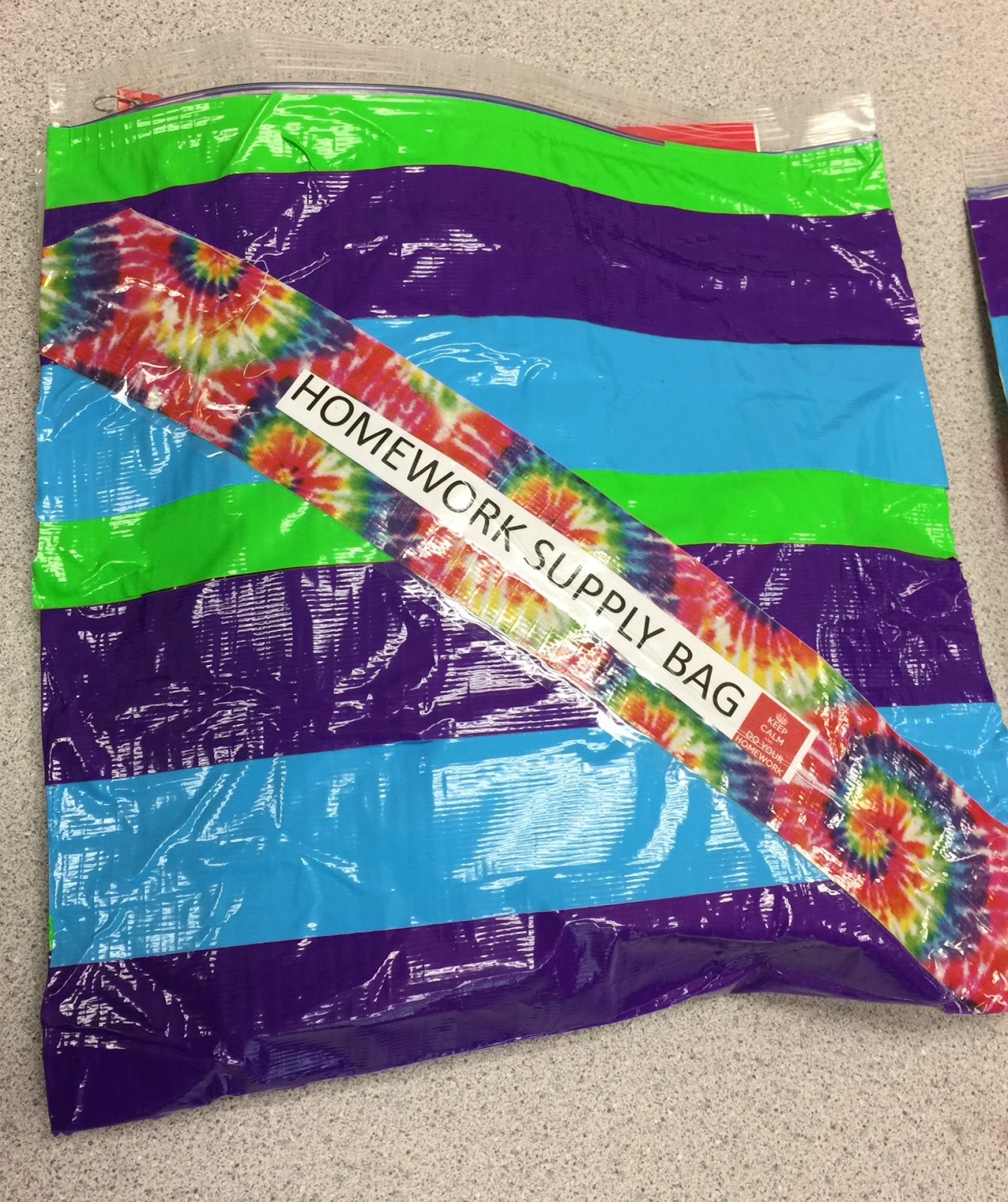 Education In All Ways Special: The No-Excuses Homework Supply Bag