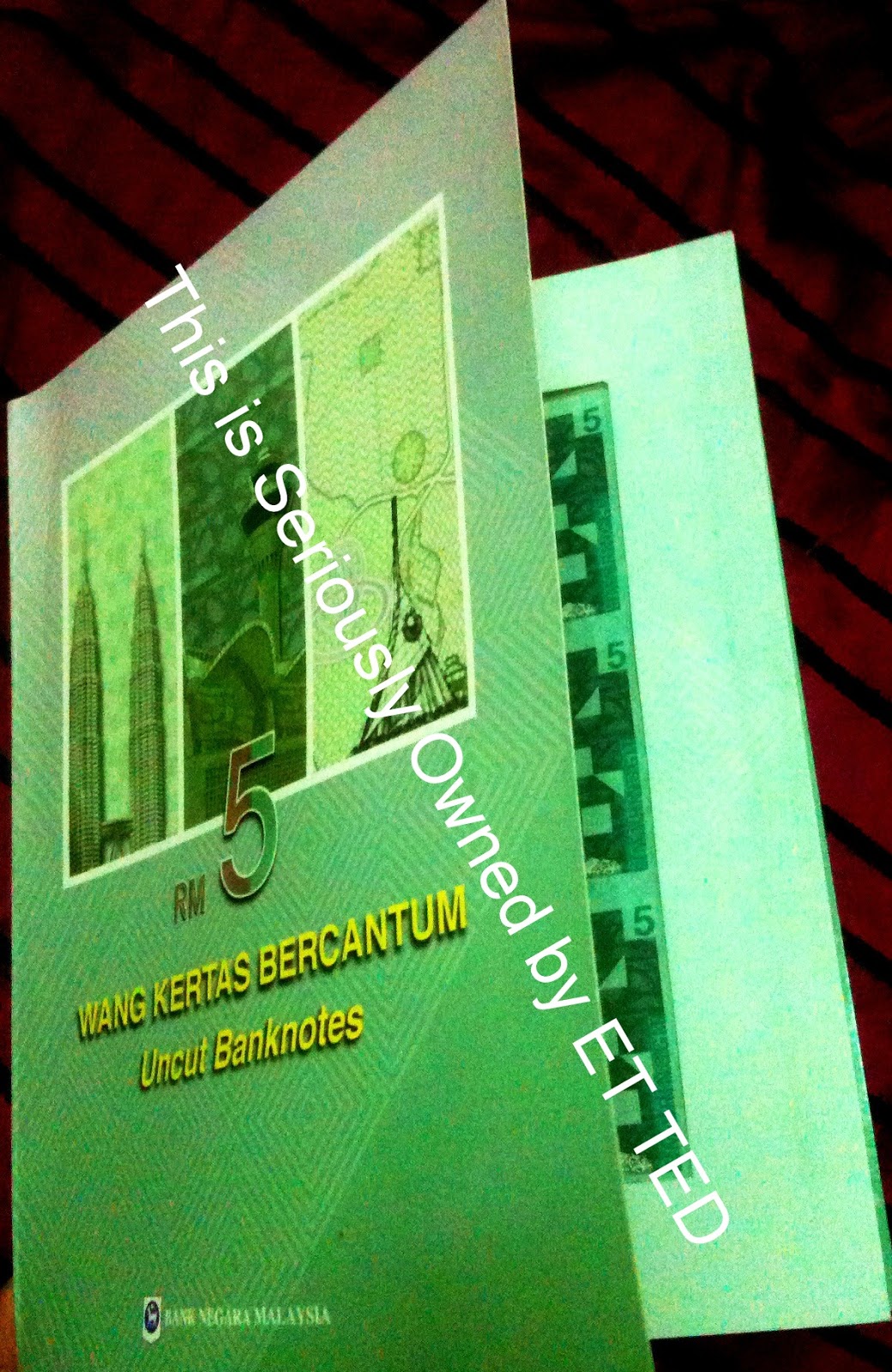 TEDTRILOGY: RM 5 UNCUT BANKNOTES - THE FIFTH DENOMINATION ISSUED