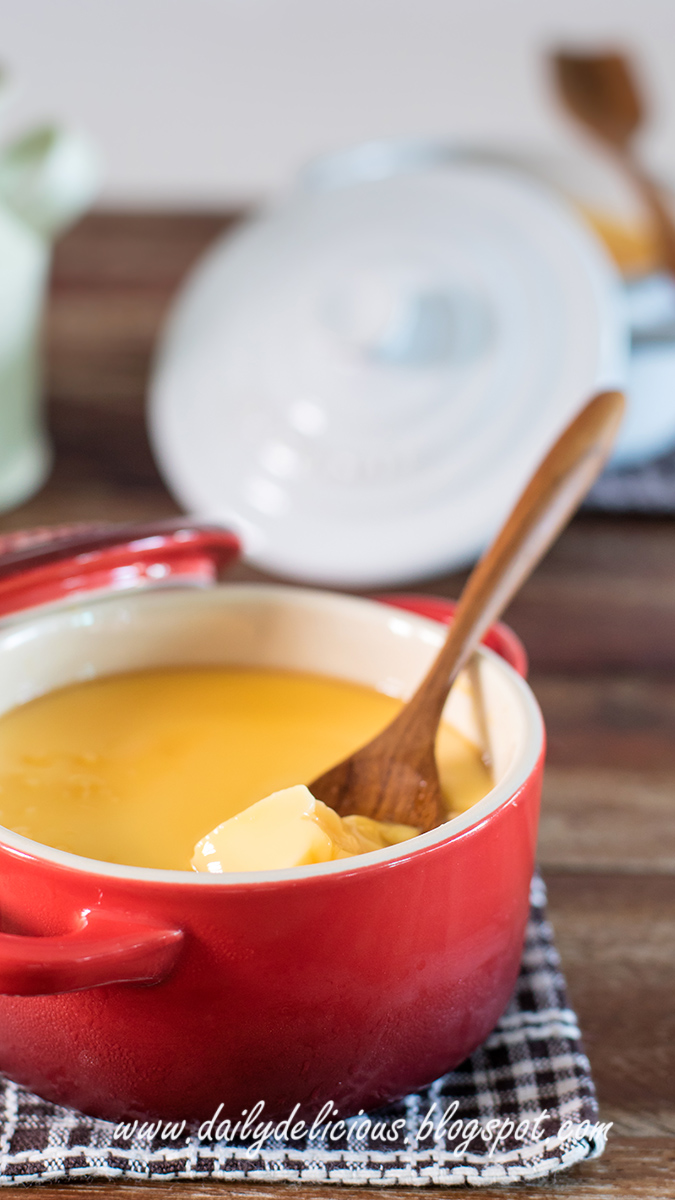 dailydelicious: No bake caramel custard