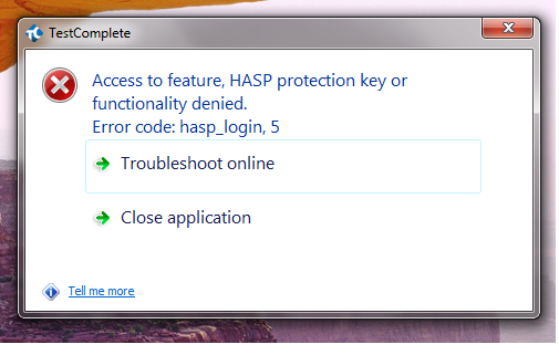 Maryland Electrical License: Smartbear License Manager