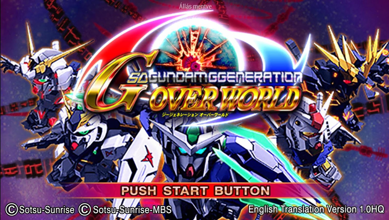 [PSP Rom] SD Gundam G Generation Overworld (English Patched) V1.0.1HQ