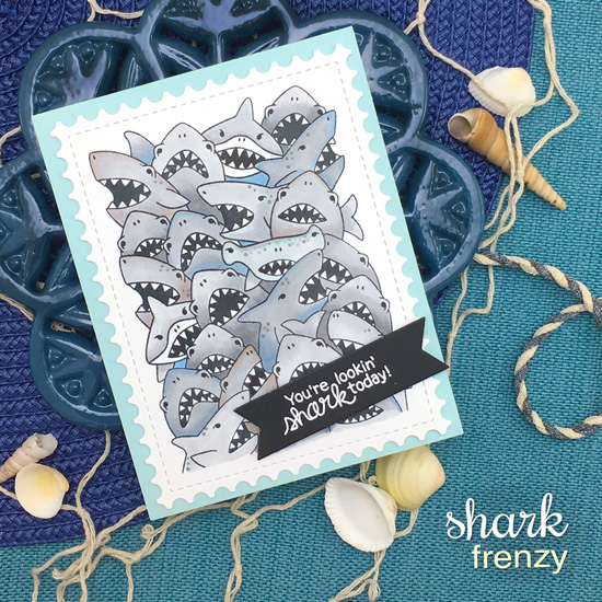 Newton's Nook Designs: July Reveals - Day 3 - Shark Frenzy and Flamingo ...