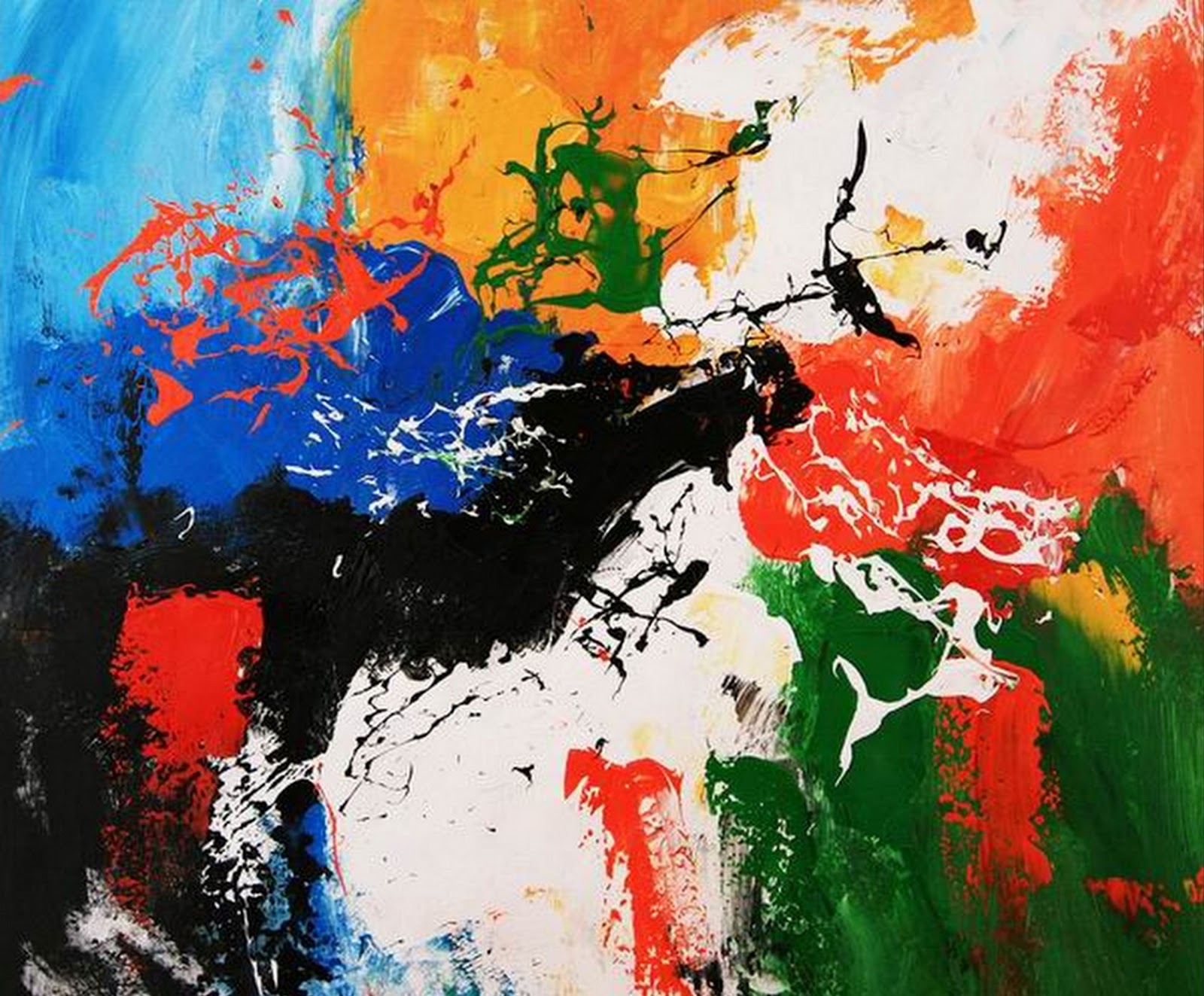 El arte es su máxima expresión : Cuadros Modernos Pintados con Espátula