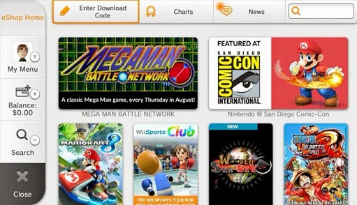 Wii U: Enable codes and gift cards on the Nintendo console
