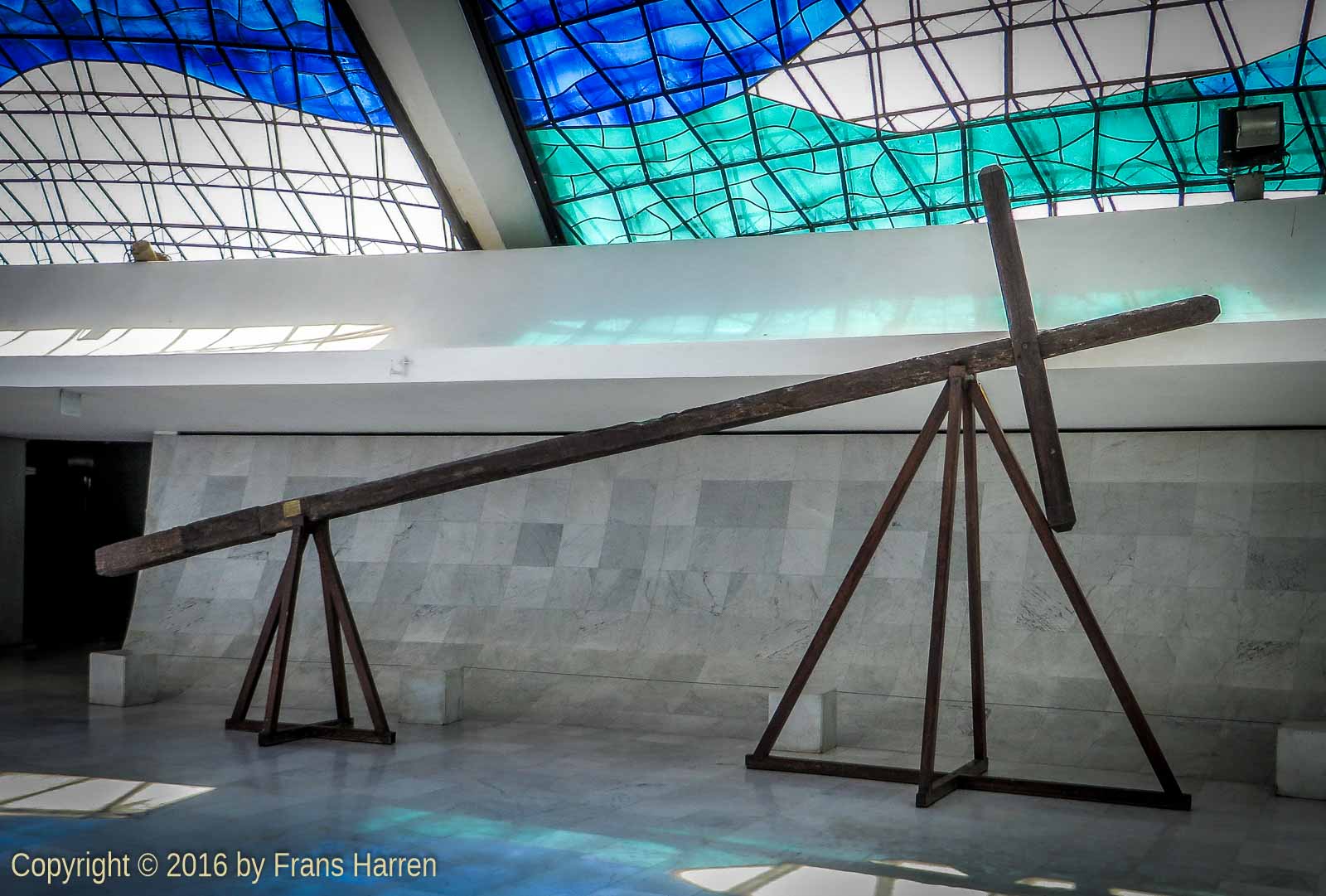 Historic cross of the first mass in the Cathedral of Brasília ~ Frans ...
