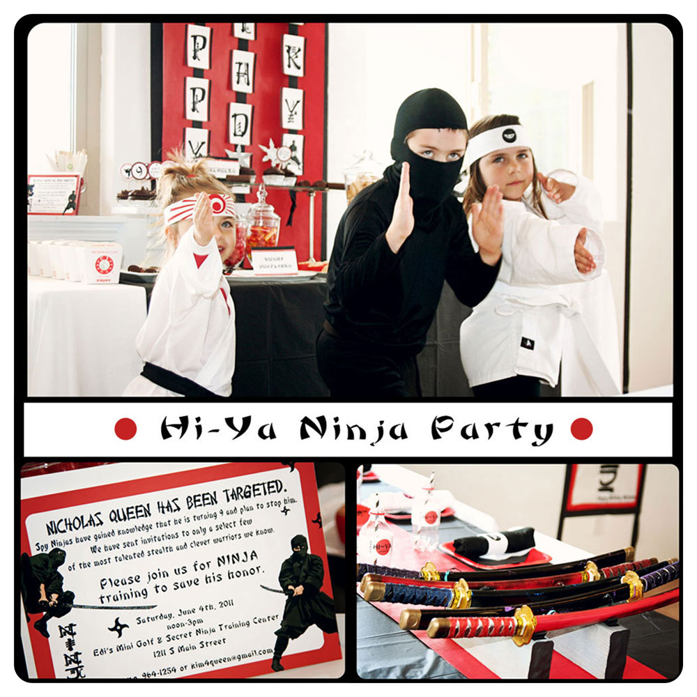Kara's Party Ideas Hi Ya! Ninja Birthday Party! | Kara's Party Ideas