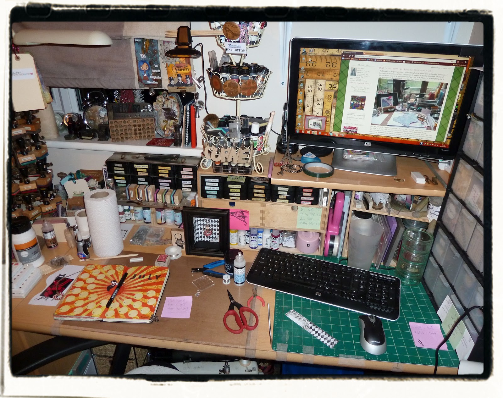 The Altered Inker: Desk Hopping Day