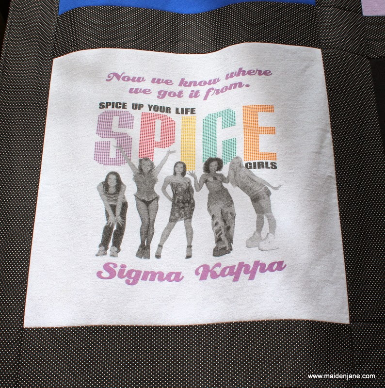 NC State Sigma Kappa Sorority T Shirt Blanket | Maiden Jane