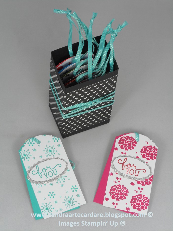 SandraArteCardare: Perpetual Calendar Tags BOX using Stampin' Up Supplies