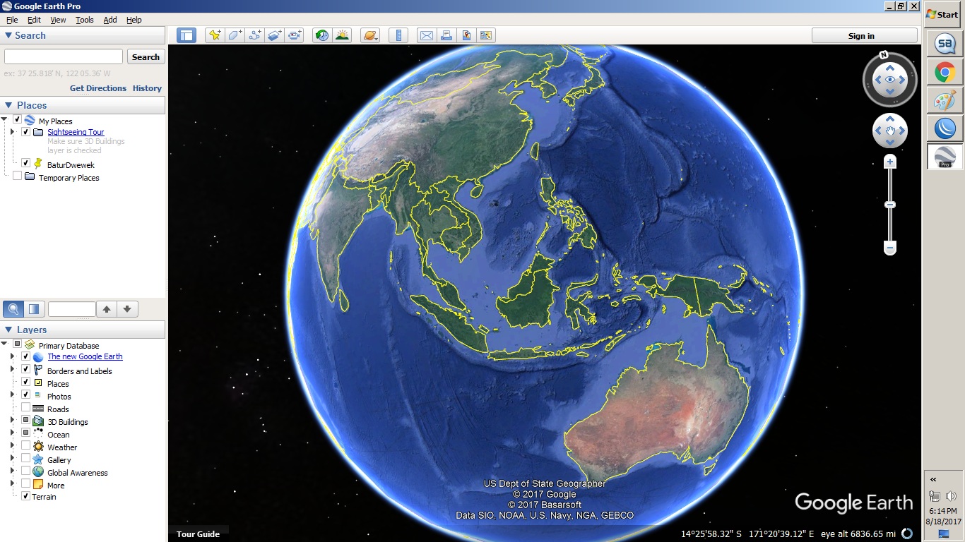 Software Untuk Melihat Peta Dunia - DIFGINET
