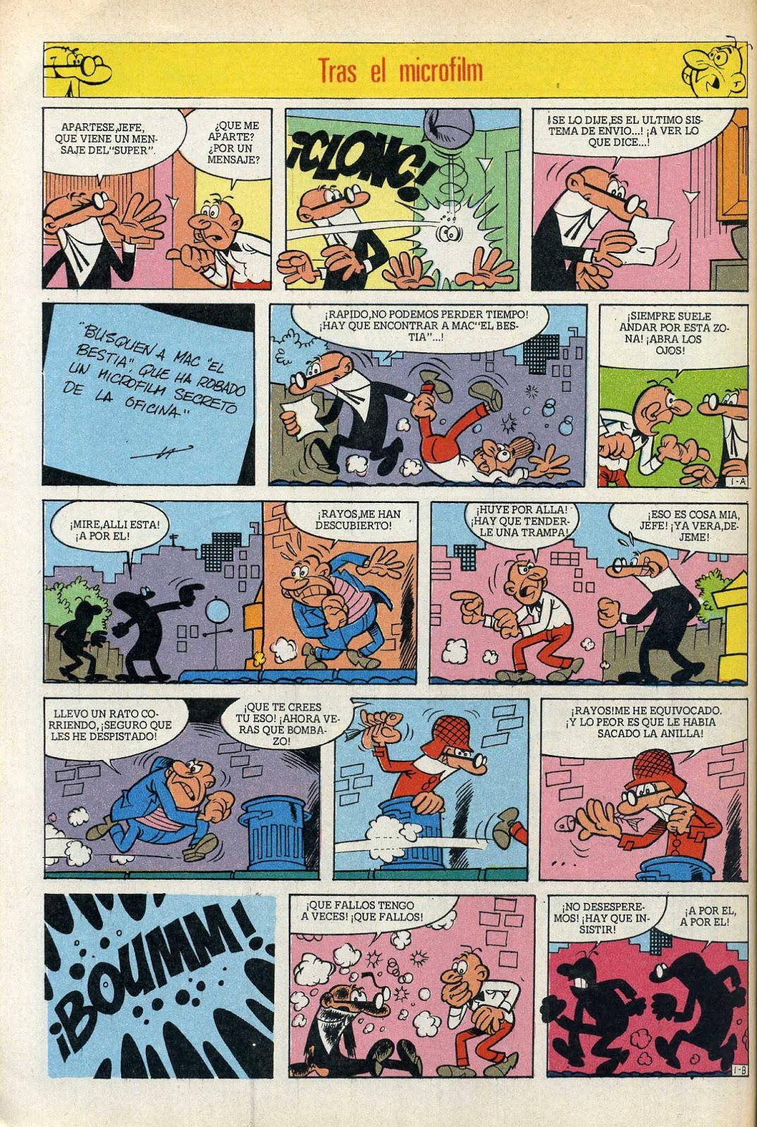 Galicia Comic: Colección OLÉ! 166 - Mortadelo y Filemón El Botones Sacarino y Sir Tim O Theo