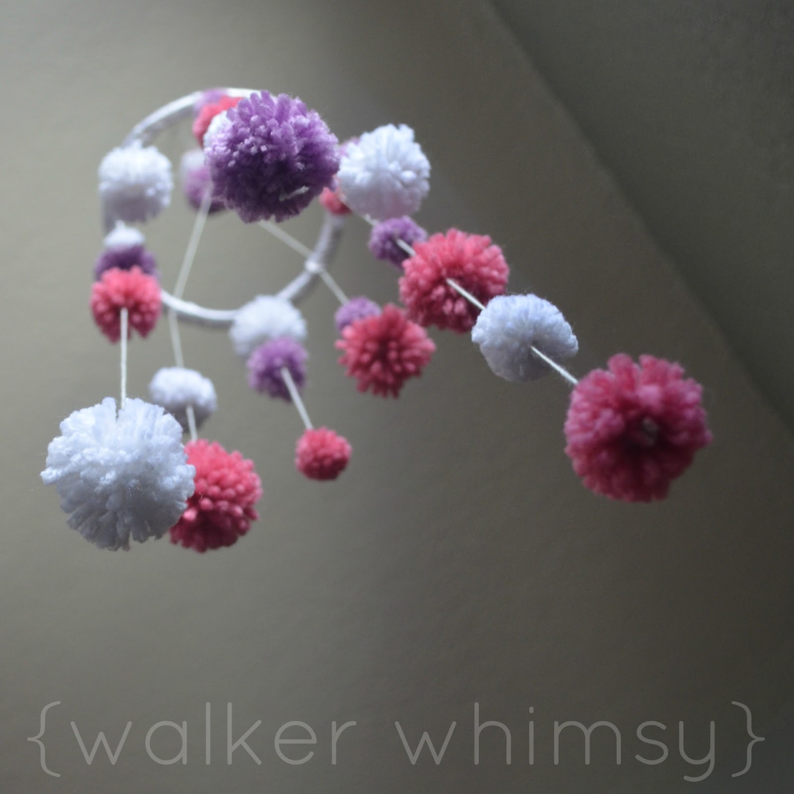 {walker whimsy}: Pom Pom Mobile