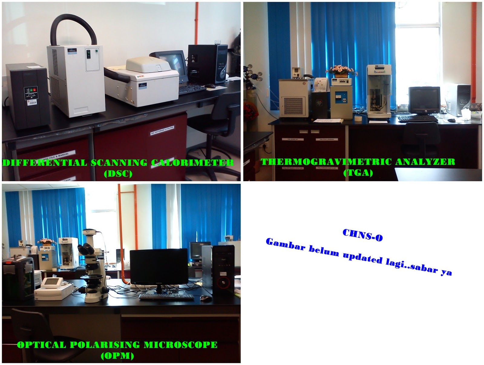 MAKMAL KIMIA, FAKULTI SAINS DAN MATEMATIK, UPSI: BILIK INSTRUMENT 3