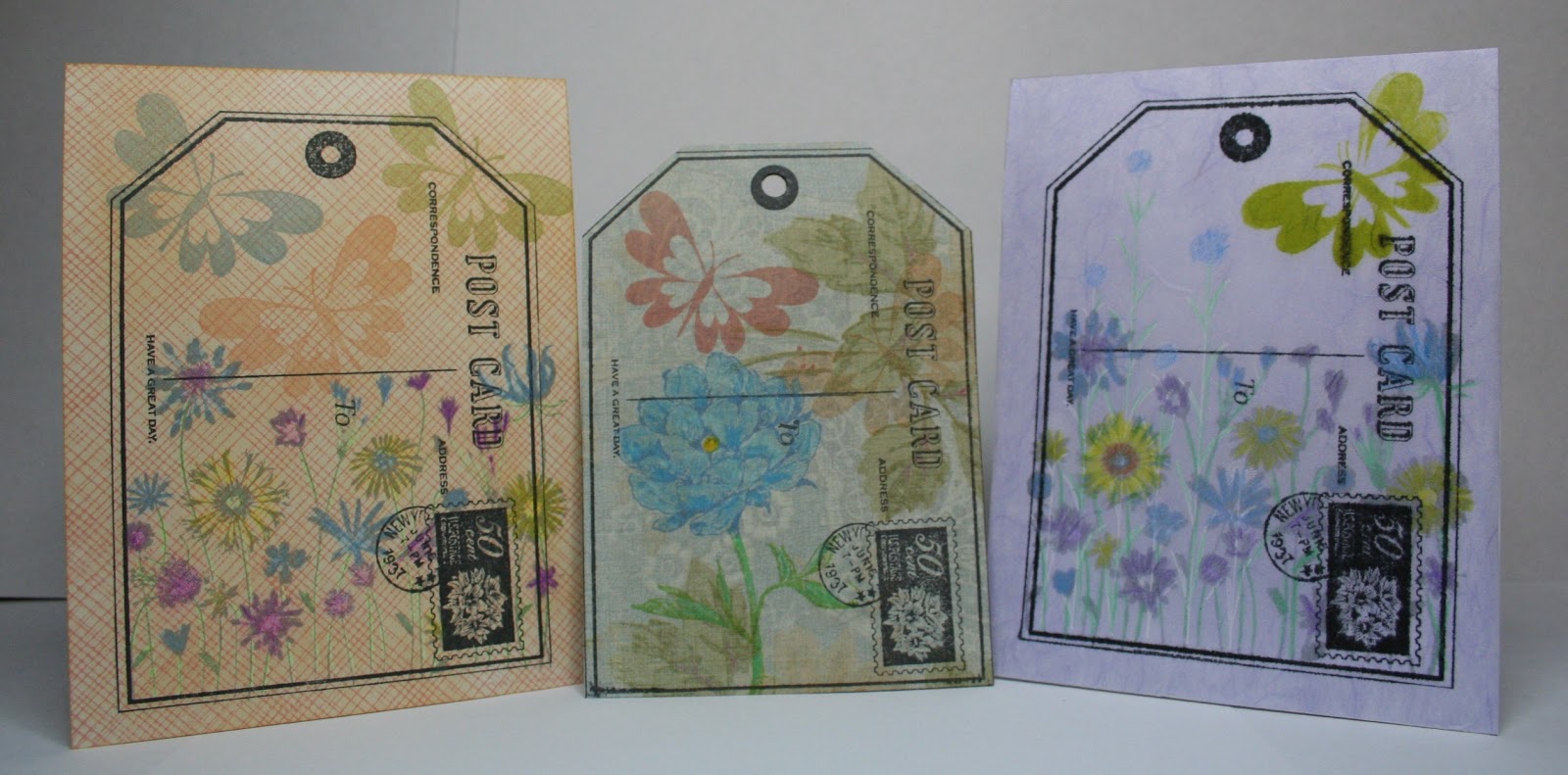 Handmade From The Heart: Post Card Stamp