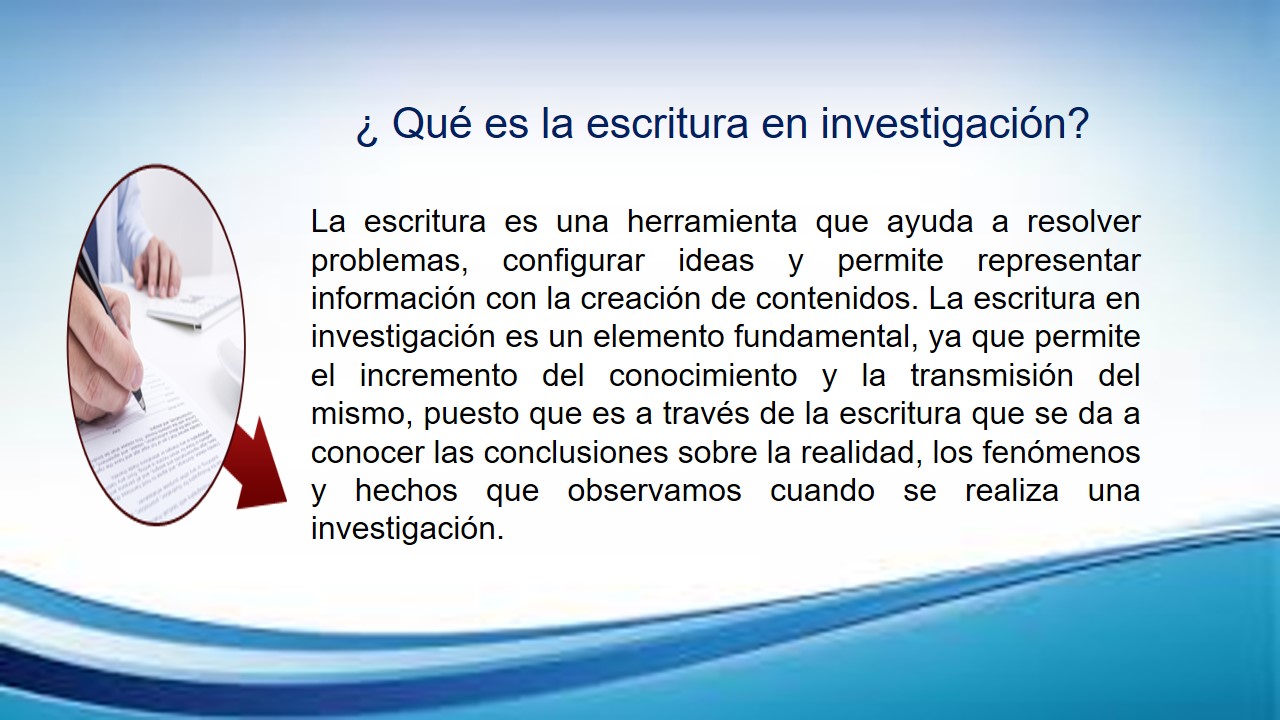 Manual sobre la escritura en investigación