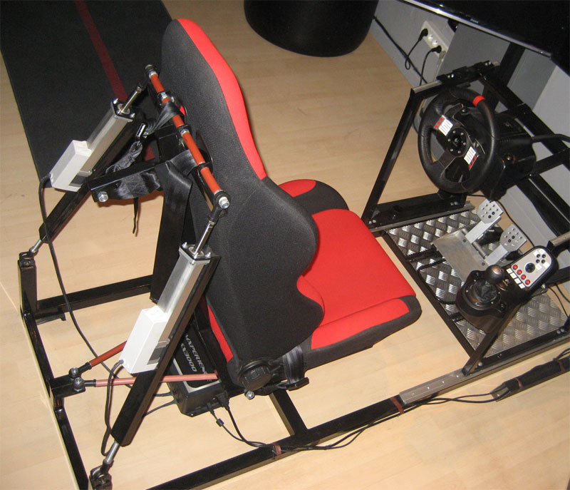 Simulateurs dynamiques: Le simulateur dynamique DIY de Ruasnic