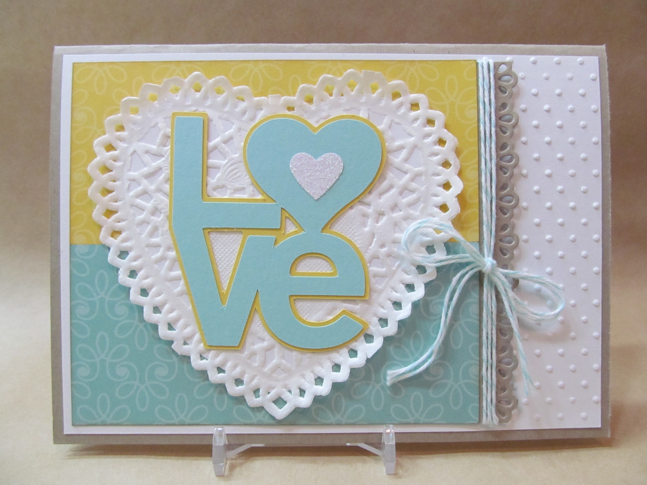 Savvy Handmade Cards: Handmade Love Card