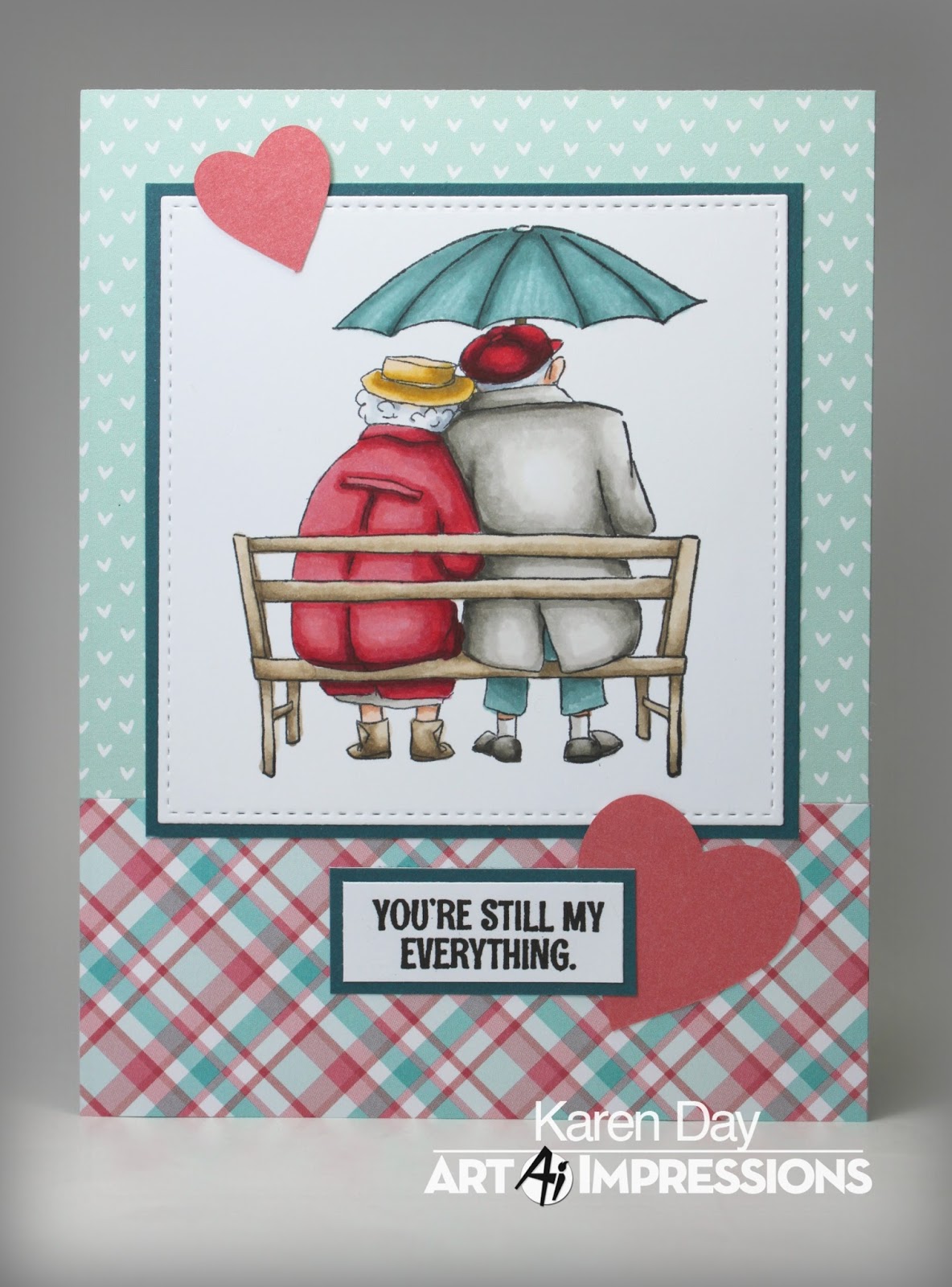 Art Impressions Blog: Love Birds by Karen Day