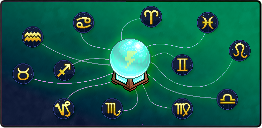 Coleção - Astrologia | Banco de imagens do Habbo Hotel - Acervo