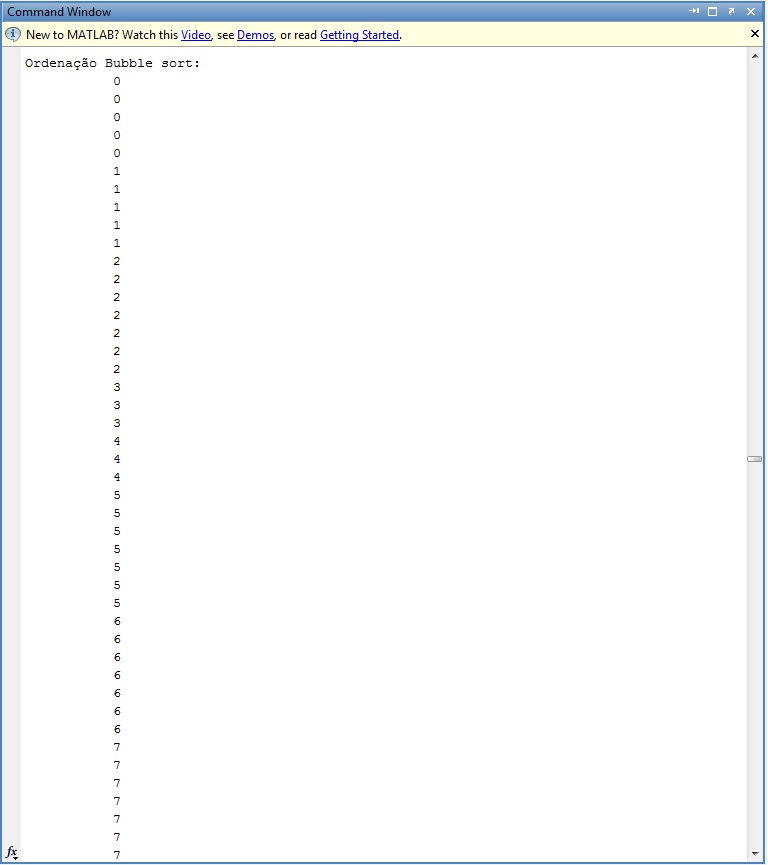 George Henrique Wurthmann: MATLAB - Comparação entre Bubble Sort e ...