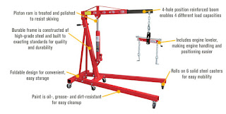 Hydraulic Engine Hoist - MechanicsTips