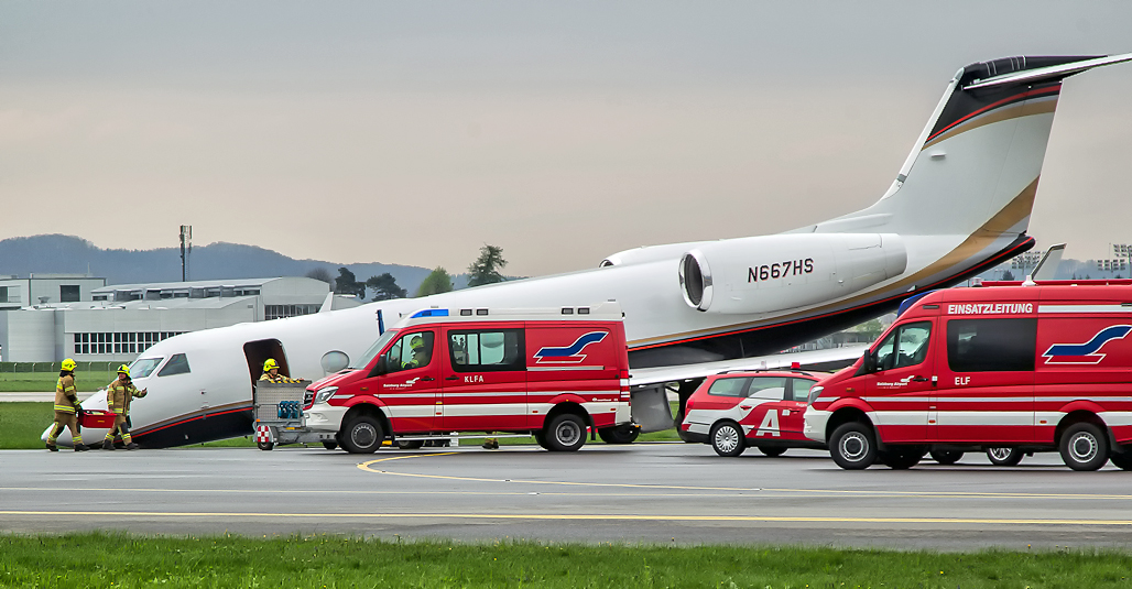 Aero Pacific Flightlines: Gulfstream G450 landing Incident in Salzburg ...