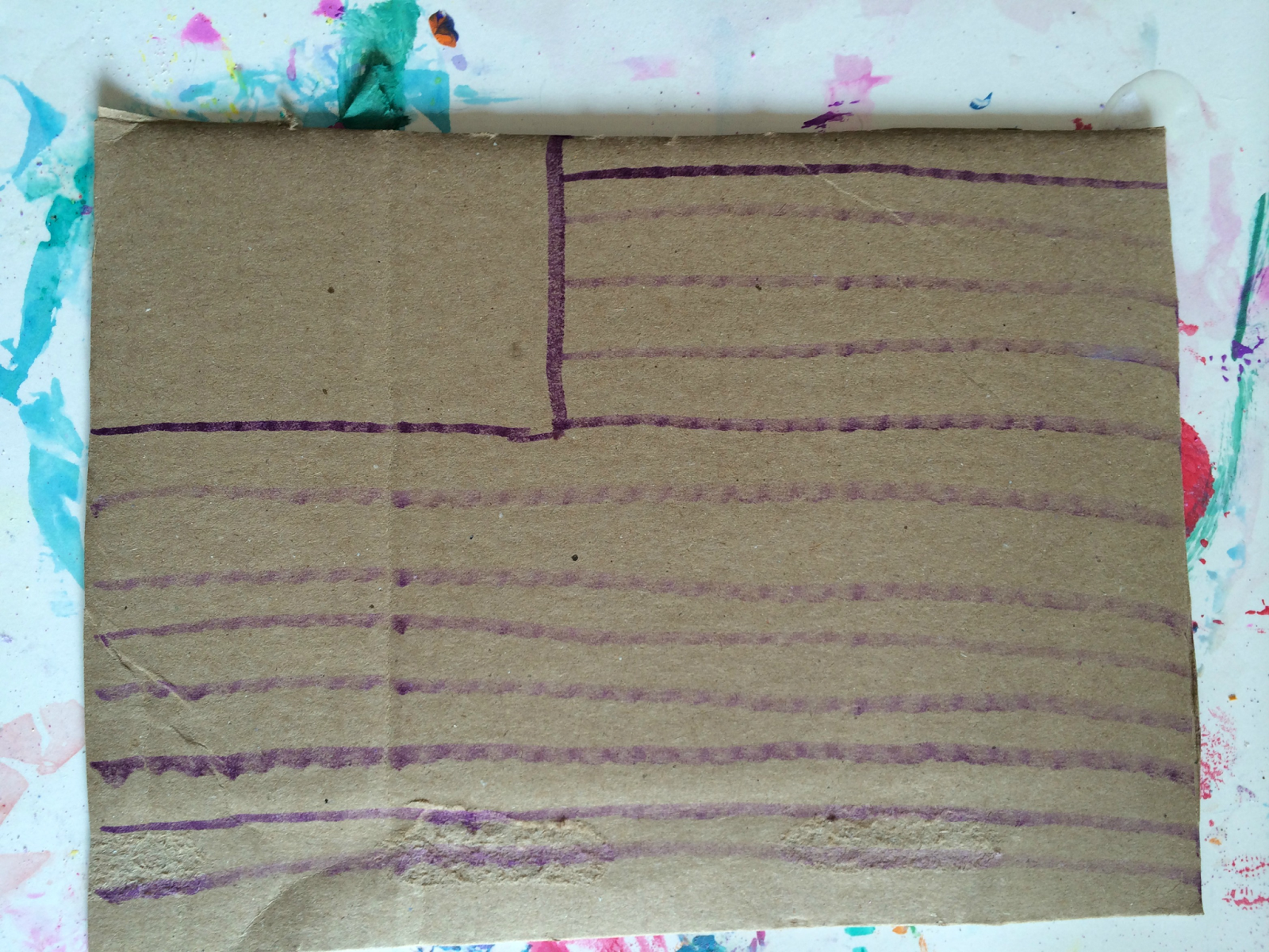 Mini Monets and Mommies: Fourth of July American Flag Print Craft