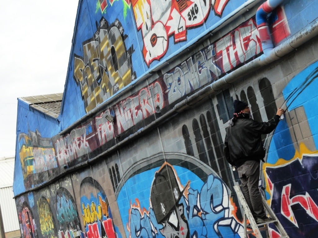 JNC GRAFFITI CREW 3/3 X JNCKINGZ 25TH ANNIVERSARY Art on Train